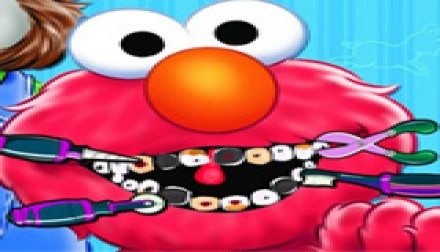 Elmo Visits The Dentist - Click 4 Games High Quality Flash Games